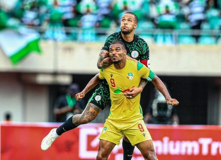 Captain Ekong vs Benin in Uyo in September 2024.
